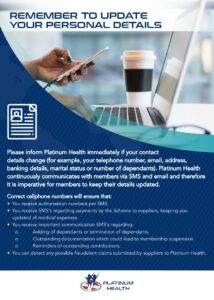 Update your personal details - Platinum Health